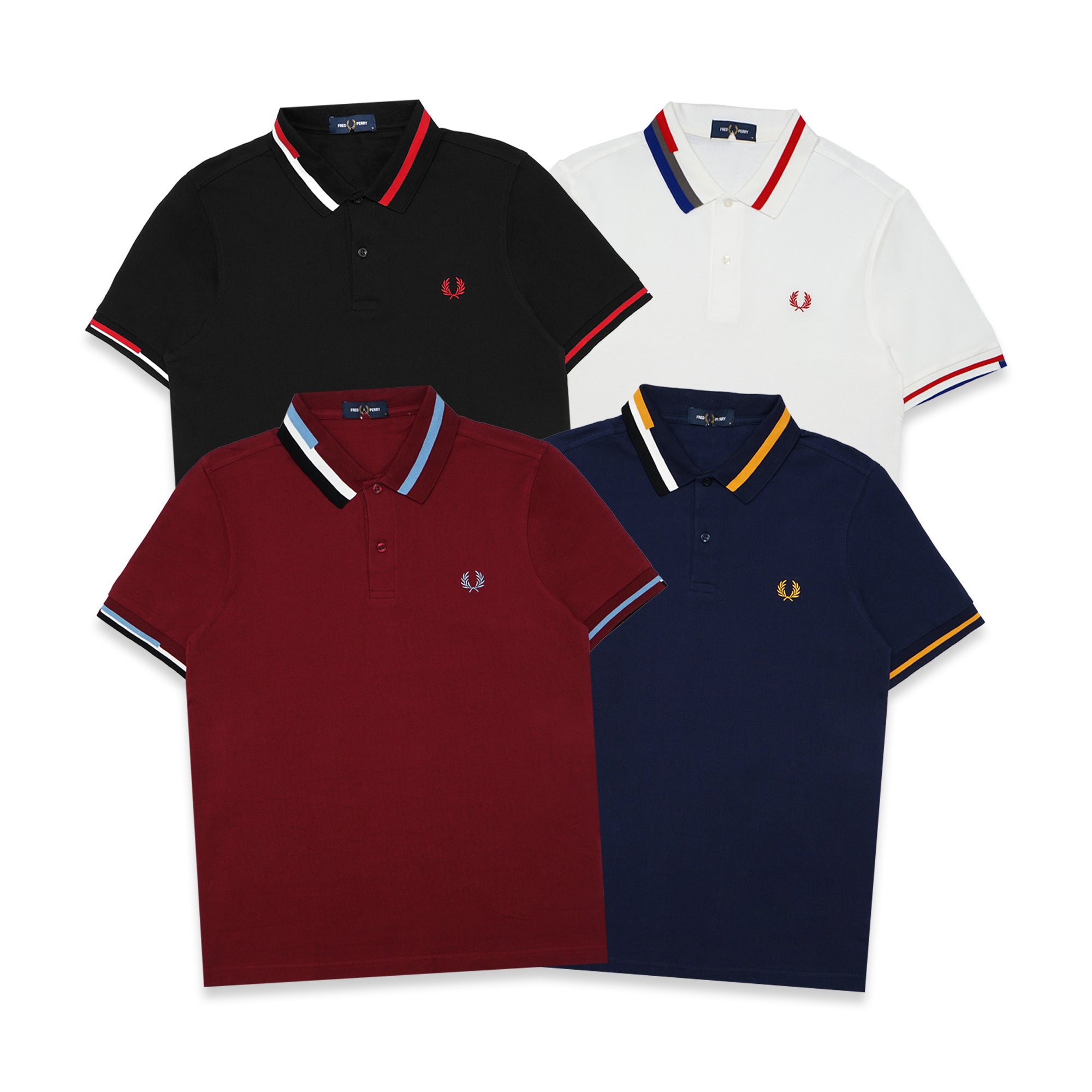 FPR Tricolor Arm Stripes Polo Shirt – Dario