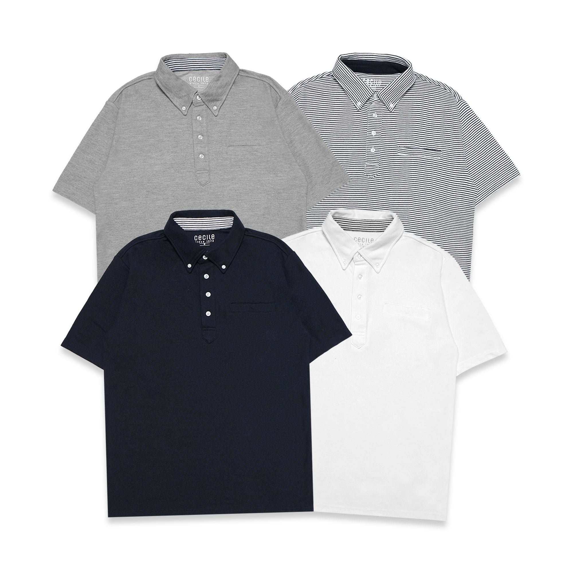 Cecile Classic Knit Polo Shirt – Dario