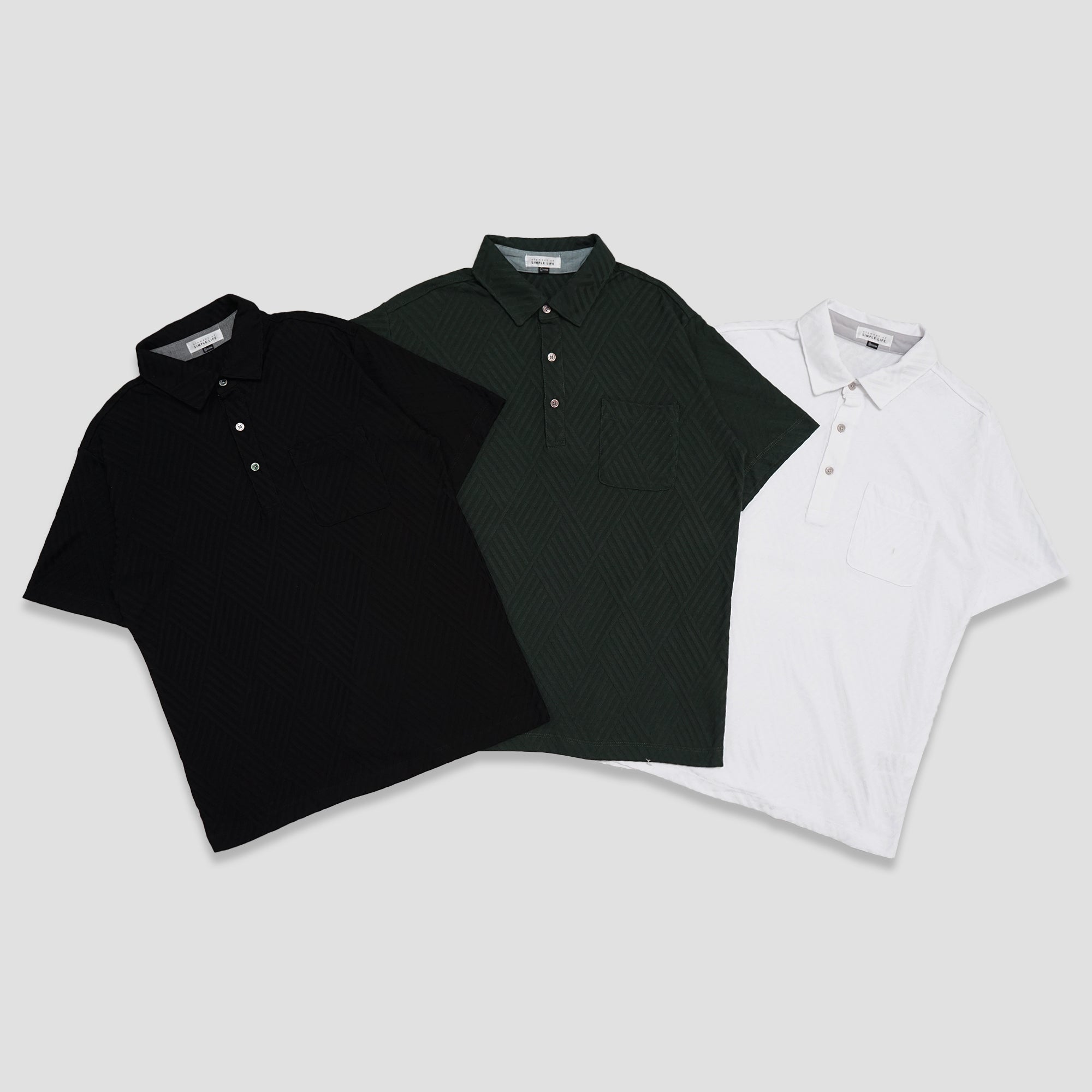 Element of Simple Life Diamond Link Polo Shirt – Dario